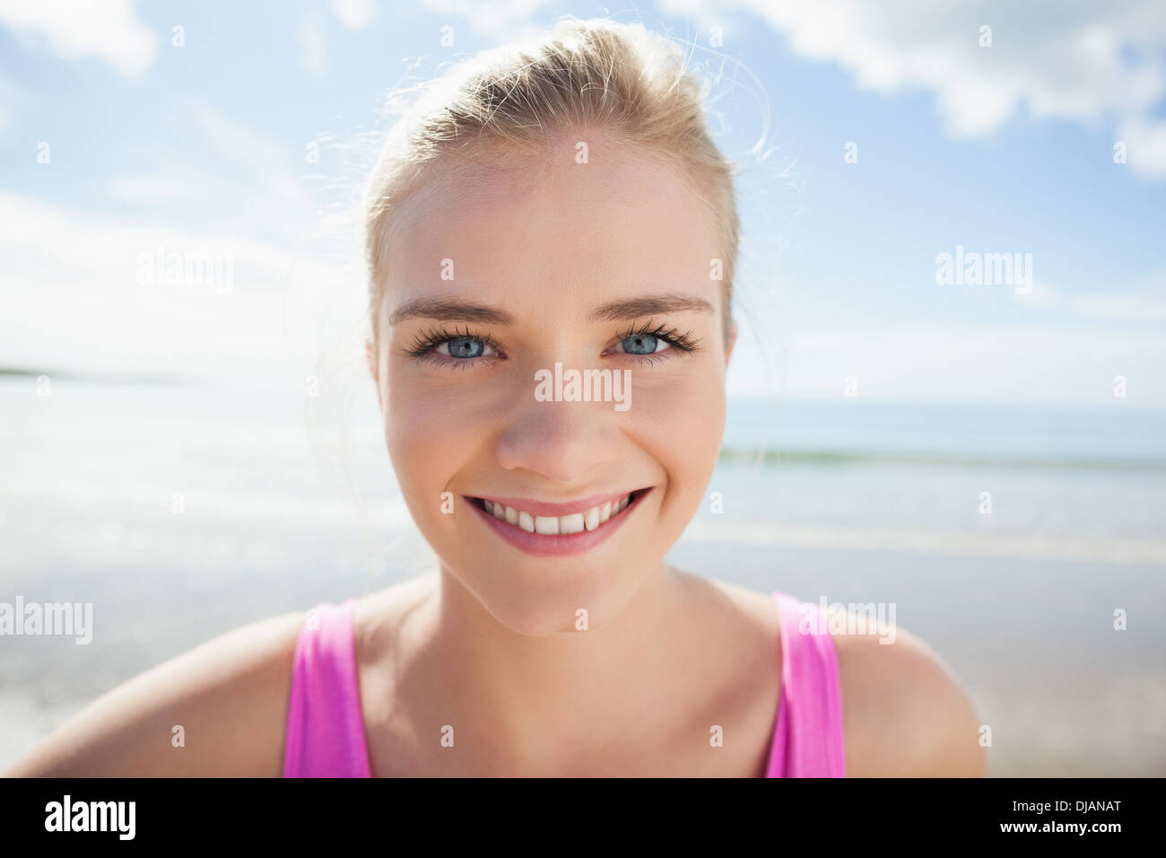 Woman face exercise close up hi-res stock photography and images - Alamy