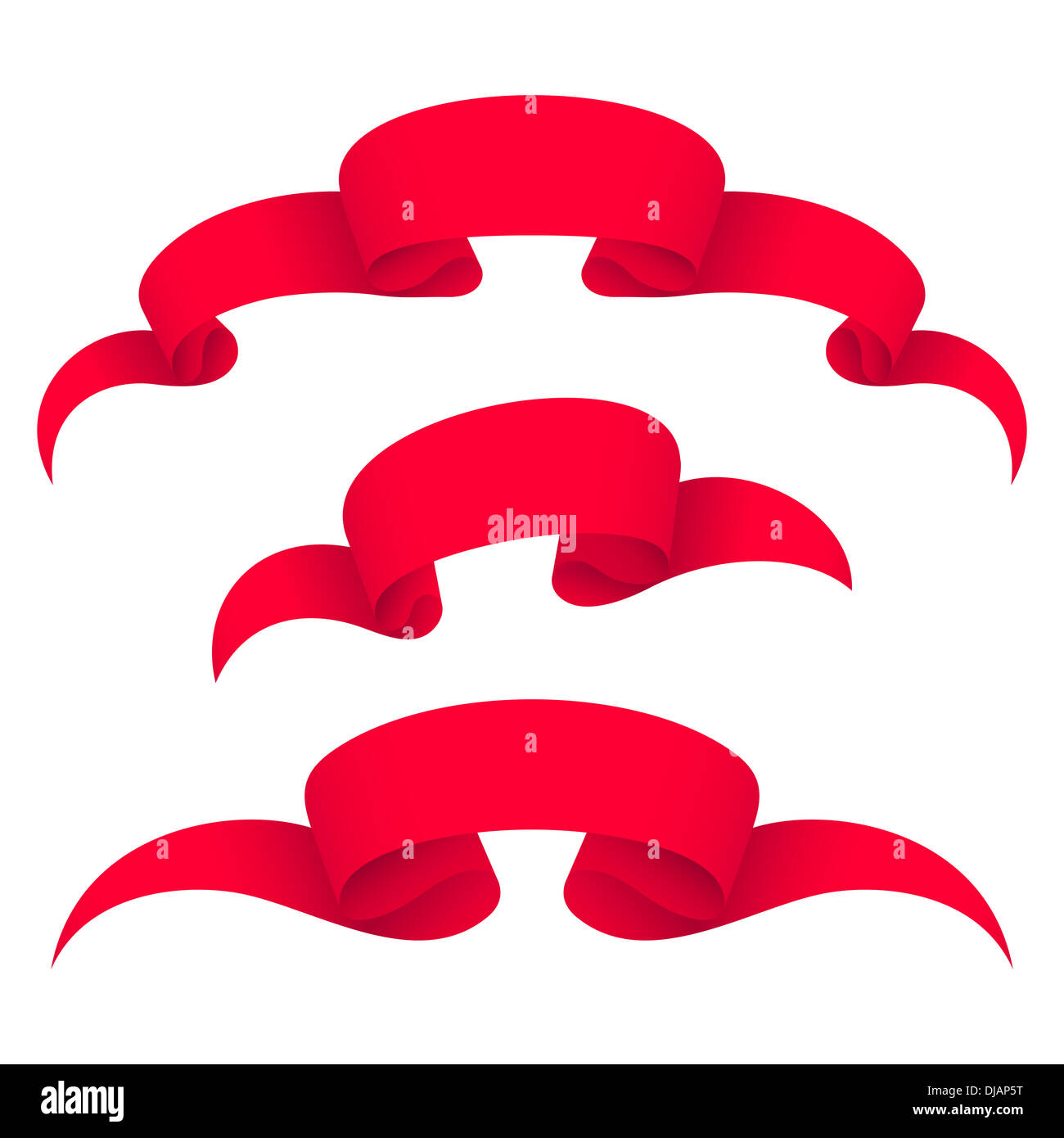 Long banner fabric Cut Out Stock Images & Pictures - Alamy