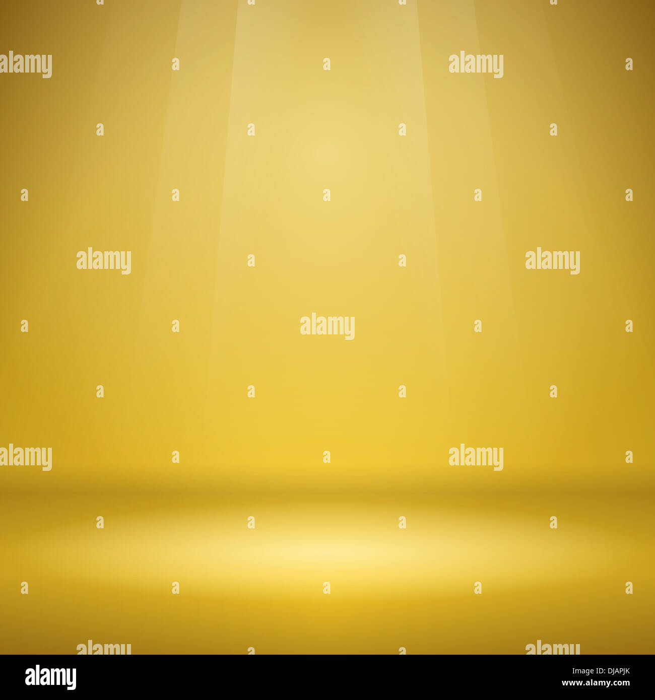 Empty Yellow Stage Stock Photo - Alamy