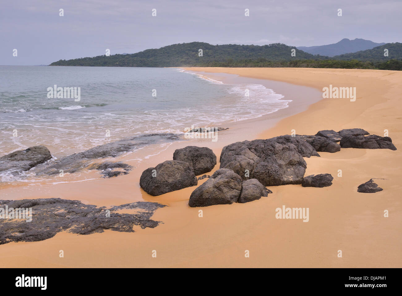 John Obey Beach, near Kent, Western Area Region, Sierra Leone Stock ...