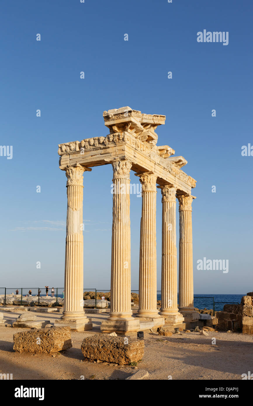 Temple of Apollo, ancient city of Side, Pamphylia, Antalya Province ...