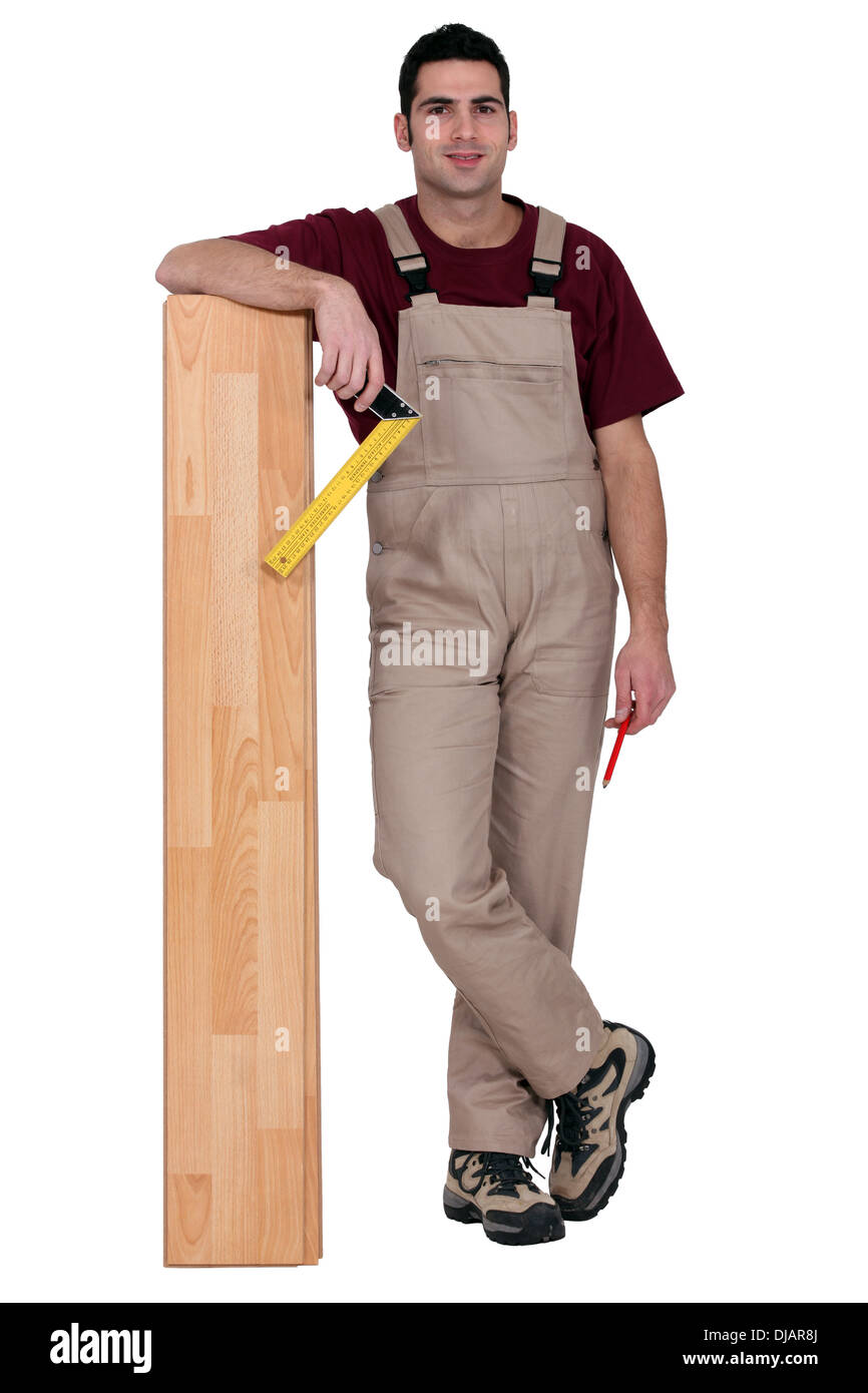 portrait of a carpenter Stock Photo - Alamy