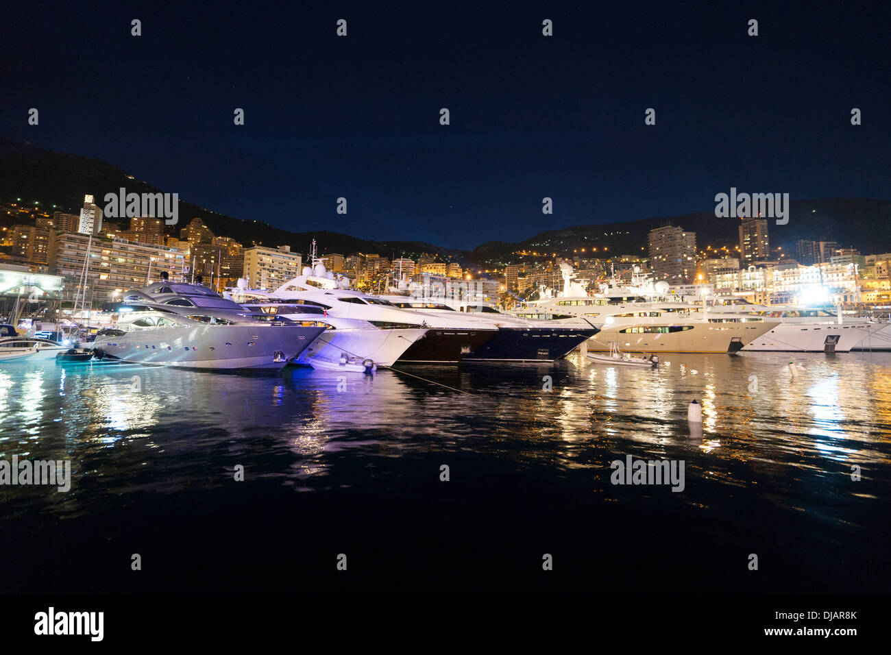 Yachts in Port Hercules or Port Hercule, Monte Carlo, Monaco Stock ...