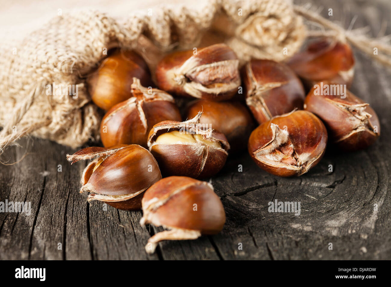 Cracked chestnut hi-res stock photography and images - Alamy