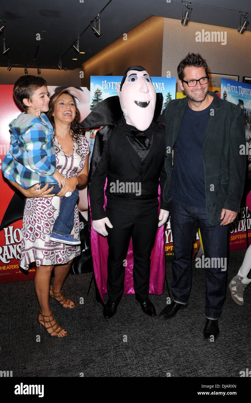 Mariska Hargitay, Peter Hermann with son August Hermann New York ...