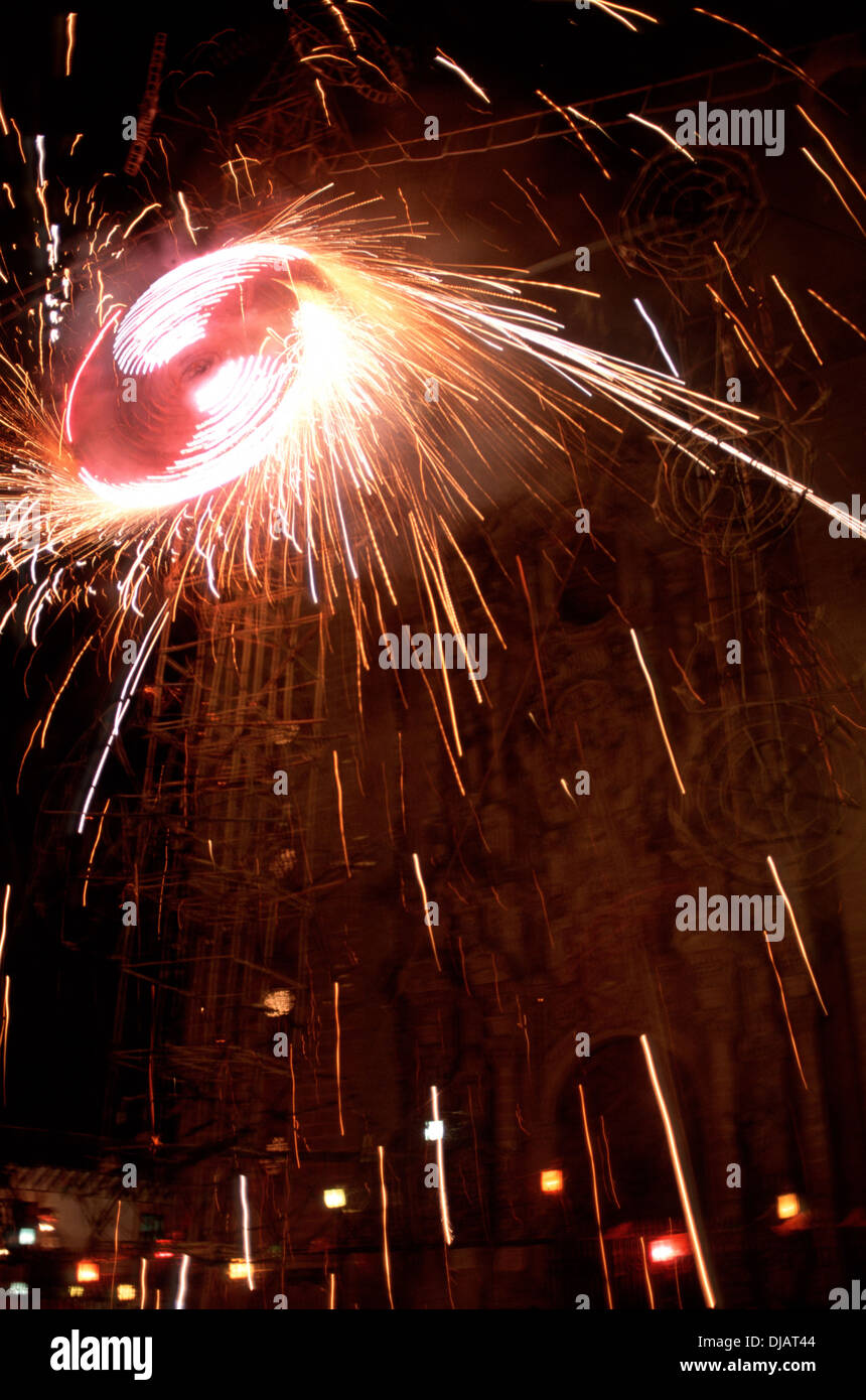 Mexican fireworks Taxco Mexico Stock Photo - Alamy