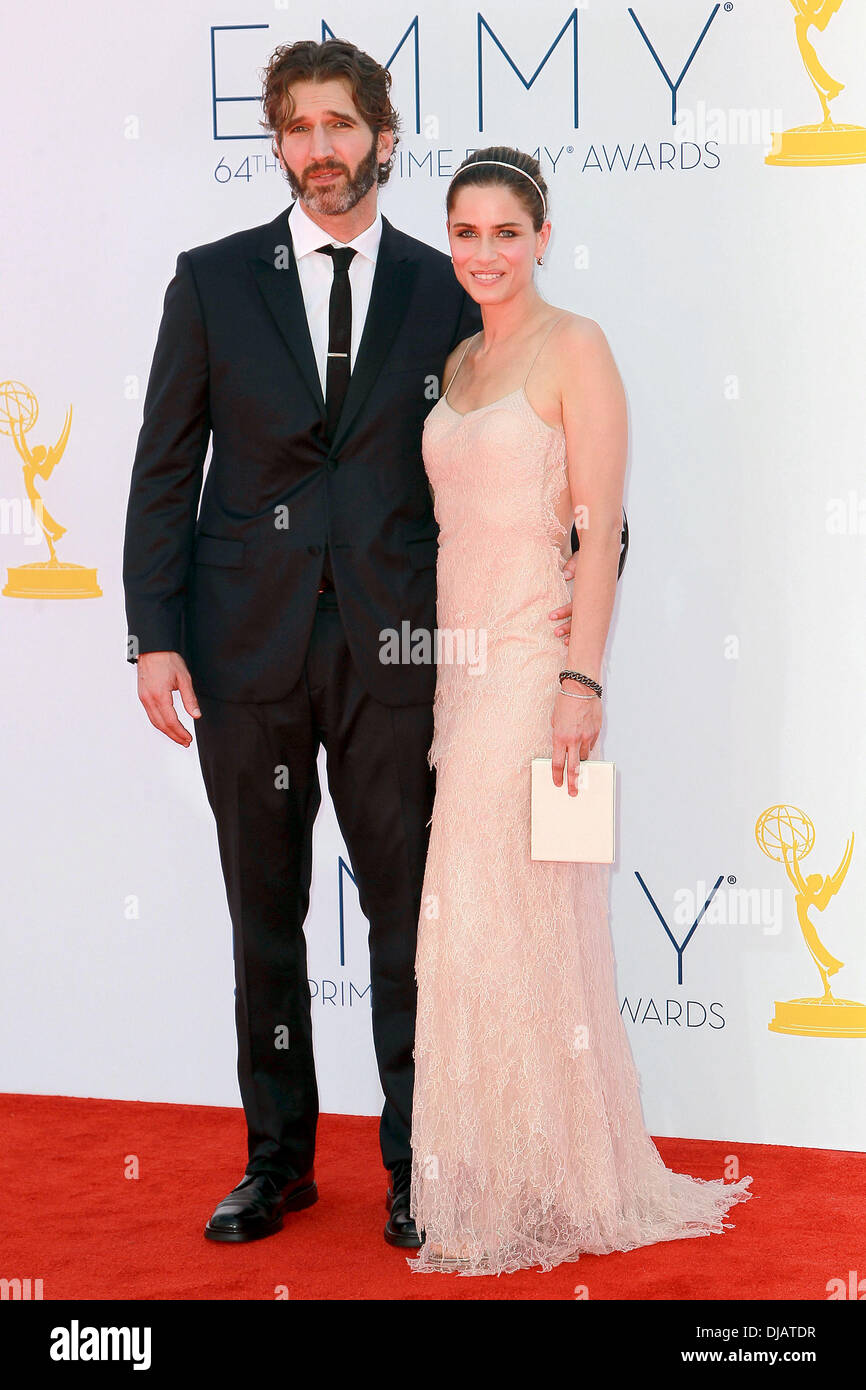 David Benioff and Amanda Peet 64th Annual Primetime Emmy Awards, held ...
