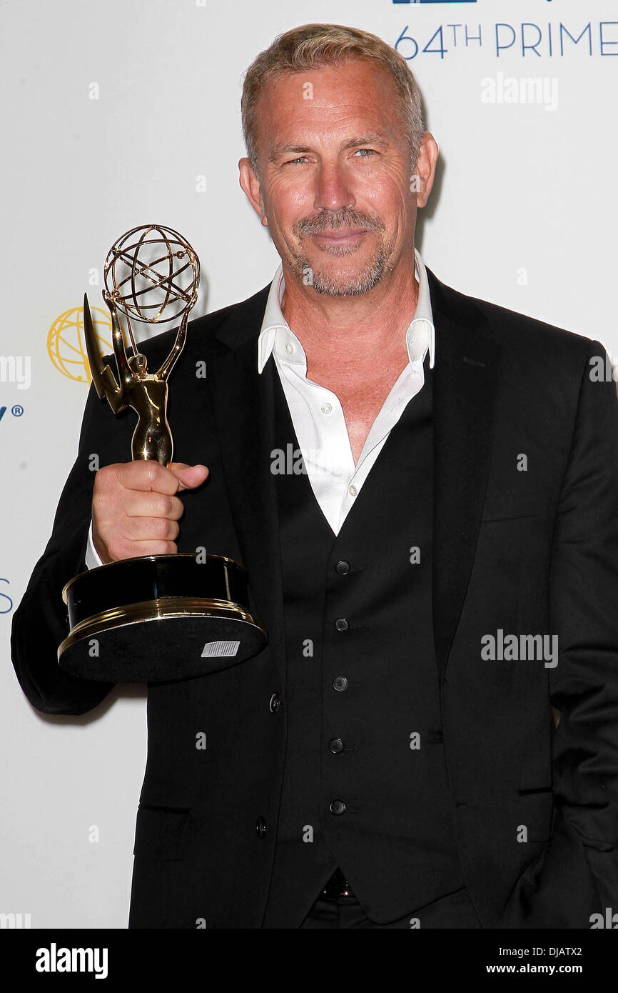Kevin Costner 64th Annual Primetime Emmy Awards, held at Nokia Theatre ...