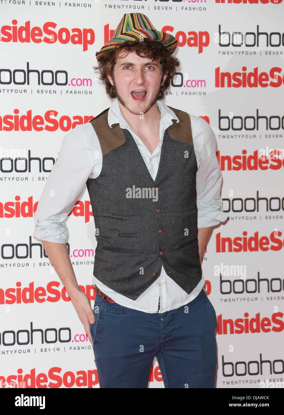 Tom scurr at the 2012 inside soap at one marylebone hi-res stock ...