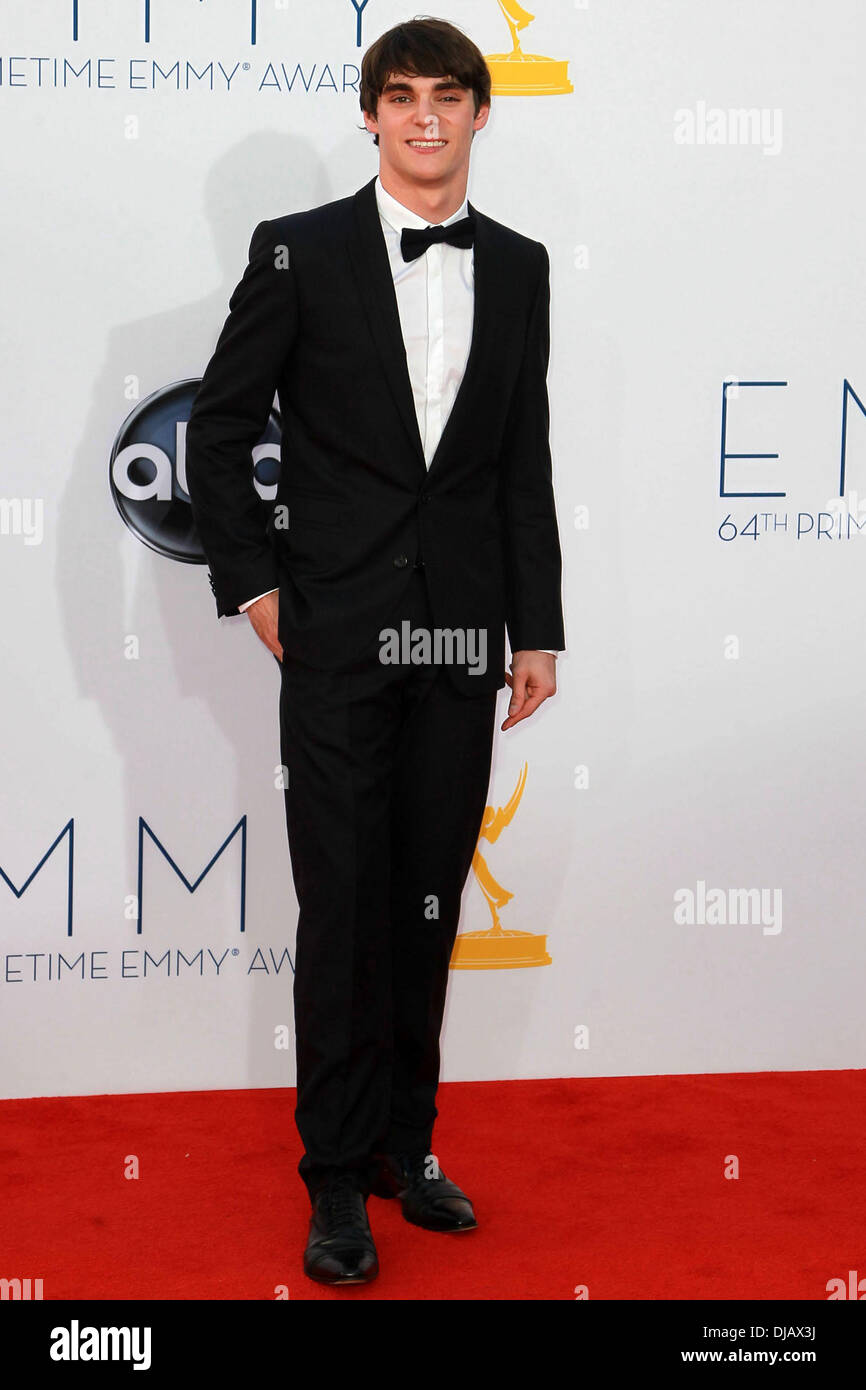 RJ Mitte 64th Annual Primetime Emmy Awards, held at Nokia Theatre L.A ...
