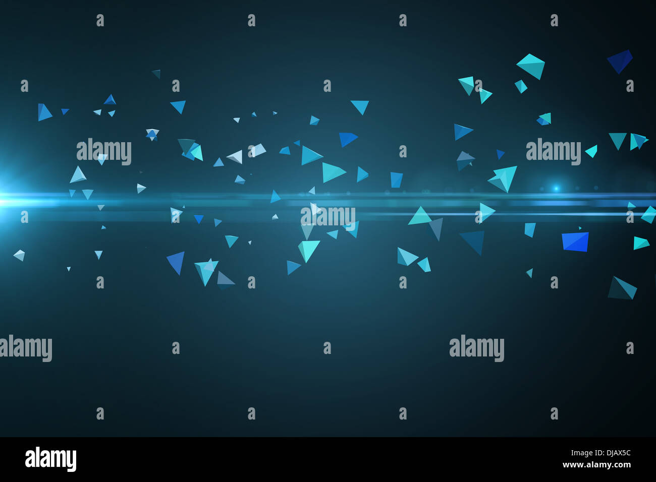 Technical screen with little pyramids Stock Photo - Alamy