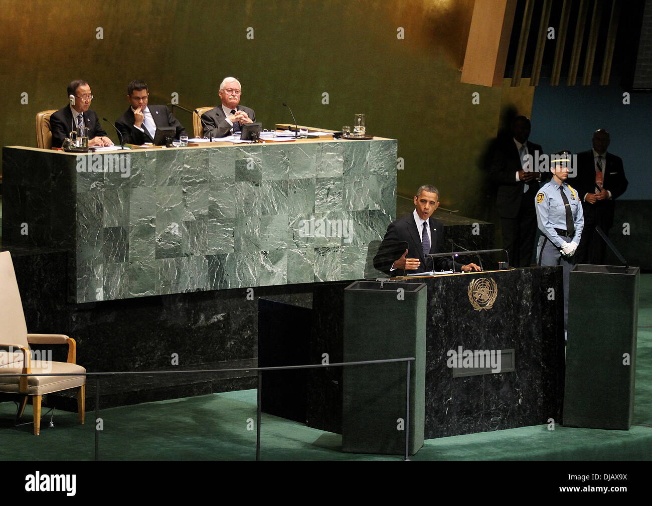 U.S. President Barack Obama speaks at the United Nations General ...
