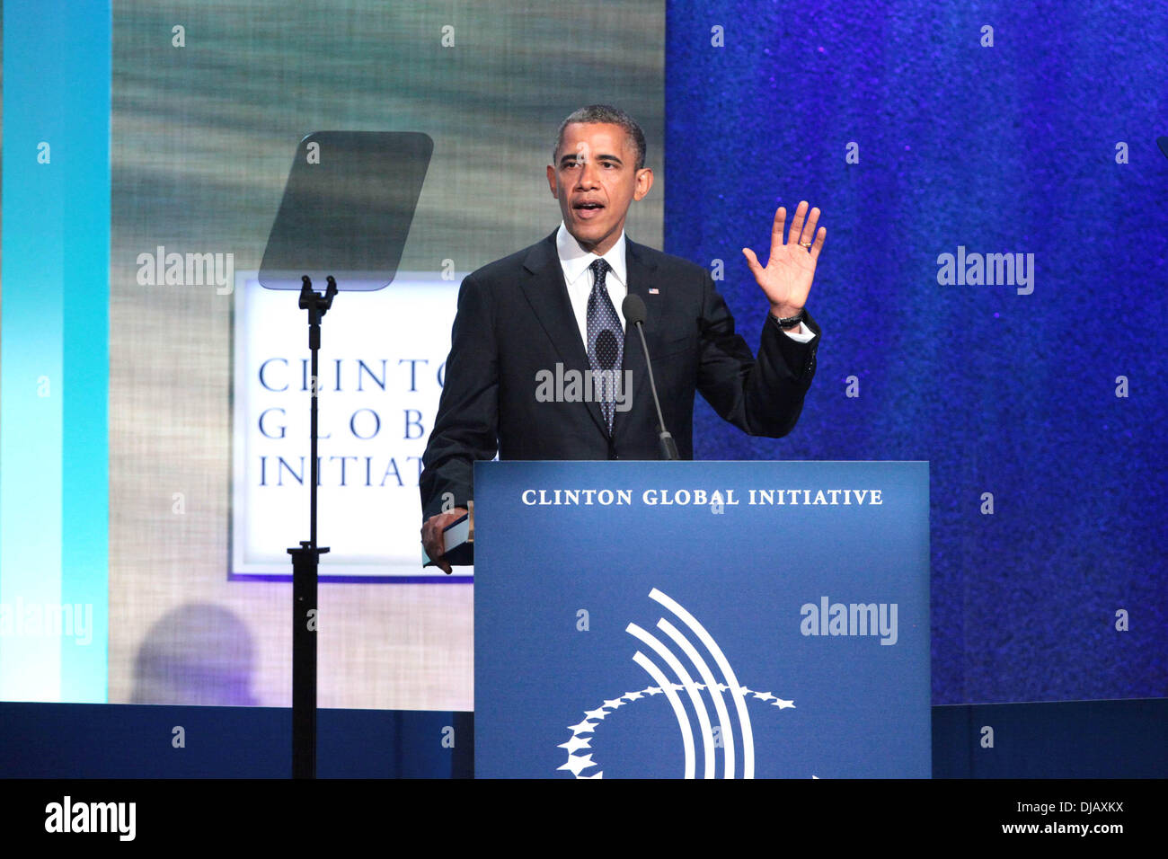 President Barack Obama Global Initiative Annual Meeting held at the ...