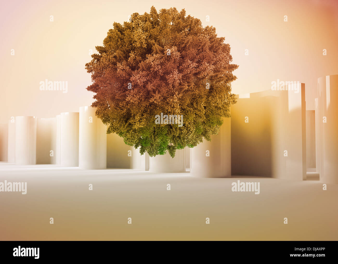 Natural ball floating Stock Photo - Alamy