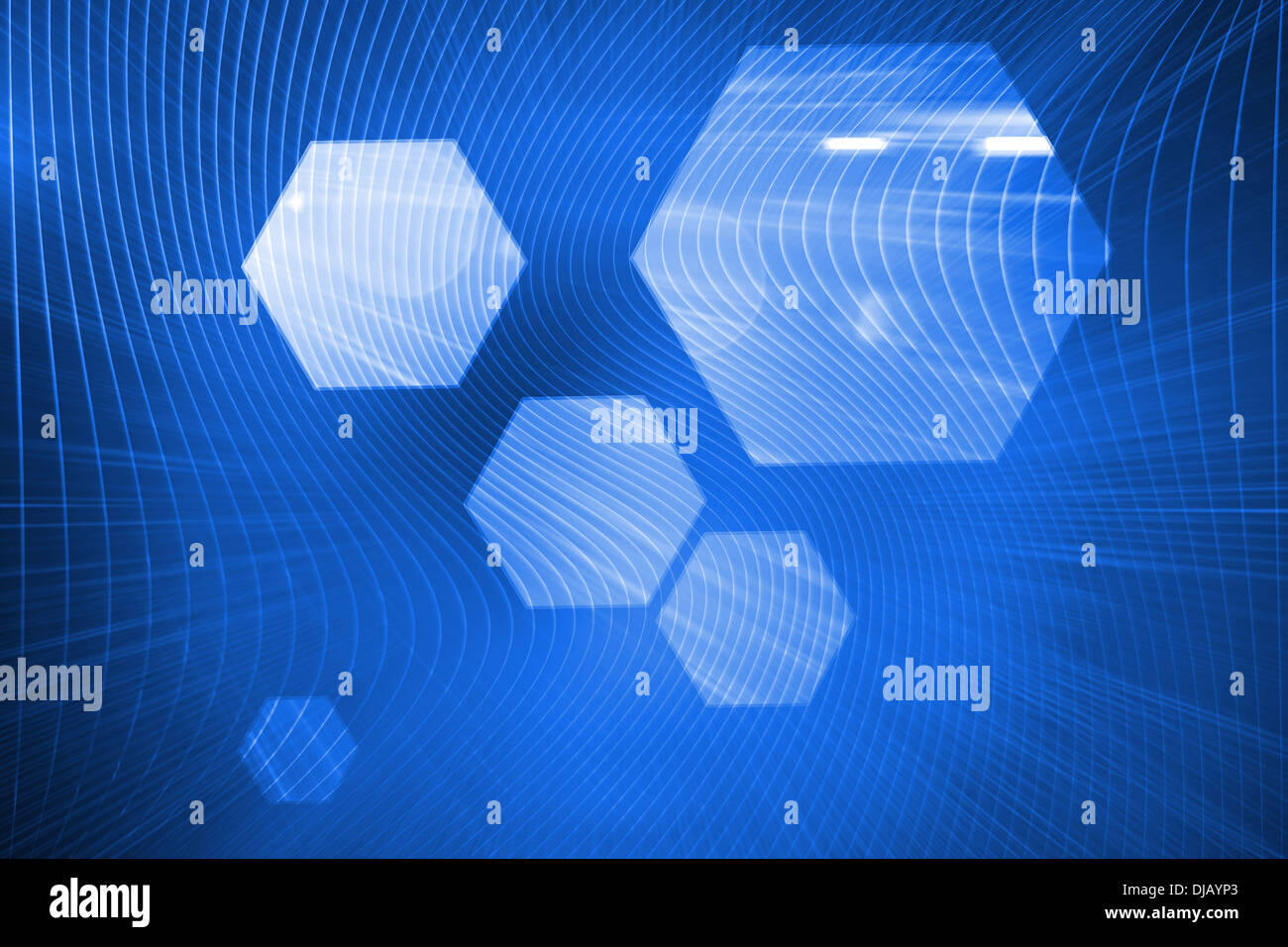 Hexagon lines graphic hi-res stock photography and images - Alamy