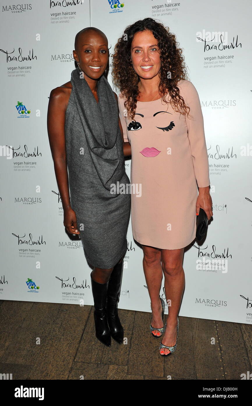 Tiffany Person & Tara Smith UK launch of Tara Smith Vegan Haircare at ...