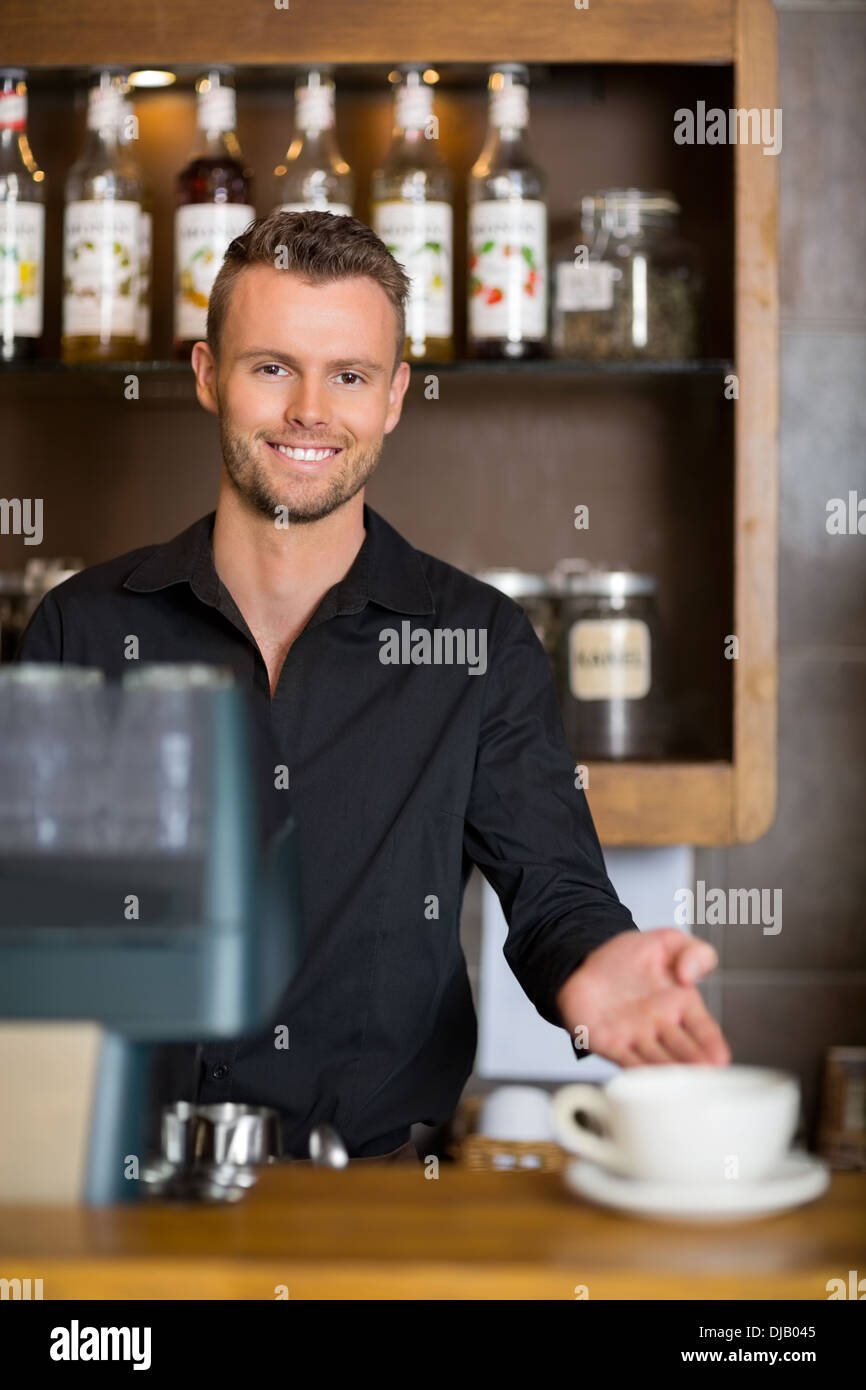 Environmental Portrait of Barista Stock Photo - Alamy