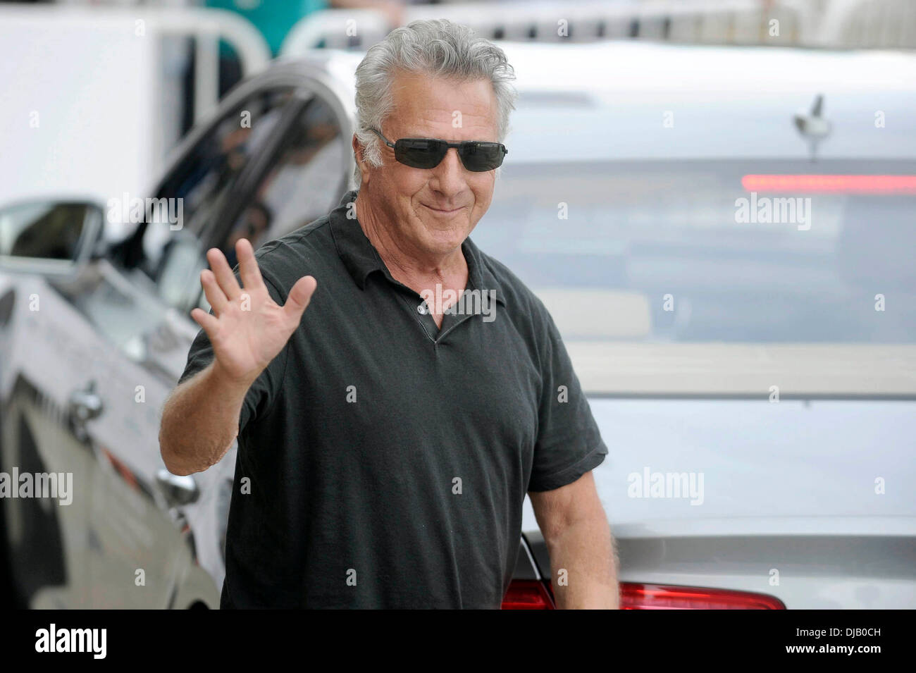 Dustin Hoffman outside the Maria Cristina Hotel during the 60th San ...