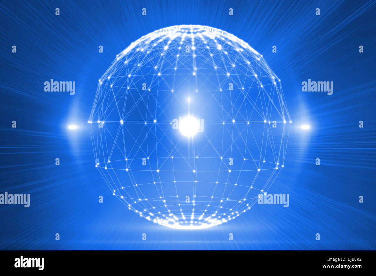 Glowing network hi-res stock photography and images - Alamy