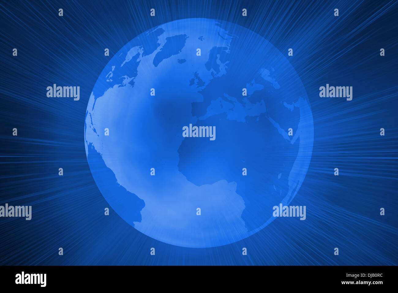 Futuristic shiny globe Stock Photo - Alamy