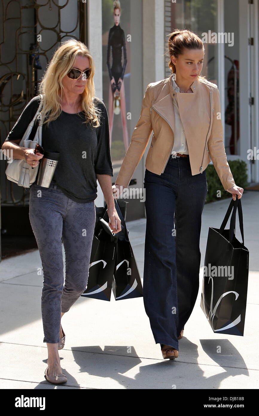 Amber Heard seen shopping at Monika Chiang on Robertson Boulevard Los ...