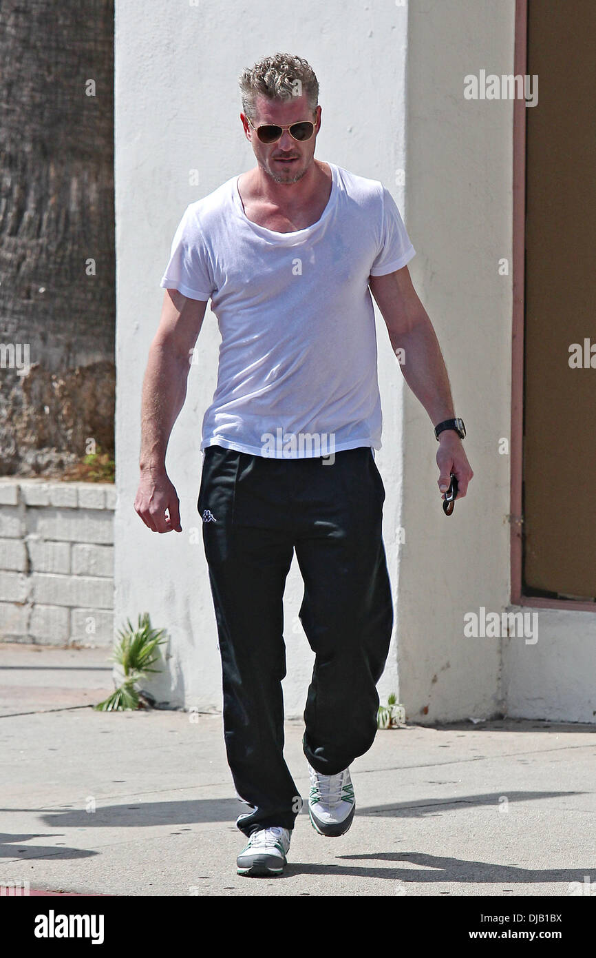 Eric dane seen exiting gym hi-res stock photography and images - Alamy