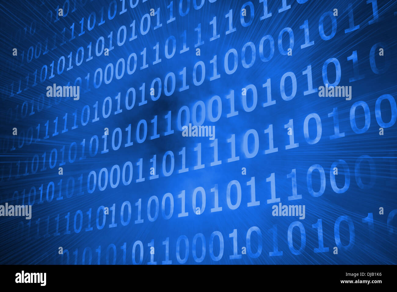 Shiny futuristic binary code Stock Photo - Alamy