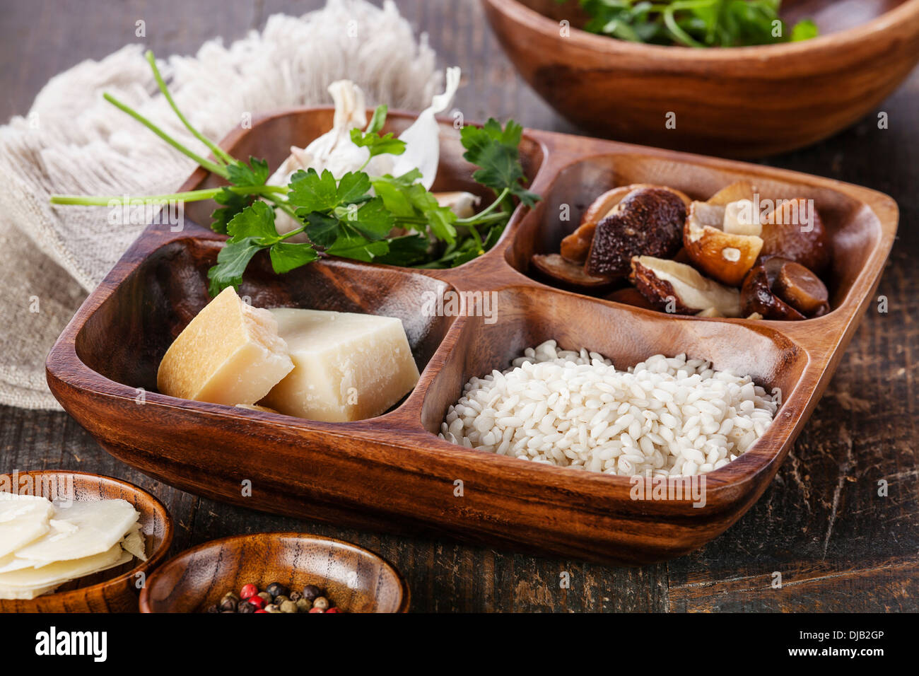 Raw risotto rice hi-res stock photography and images - Alamy