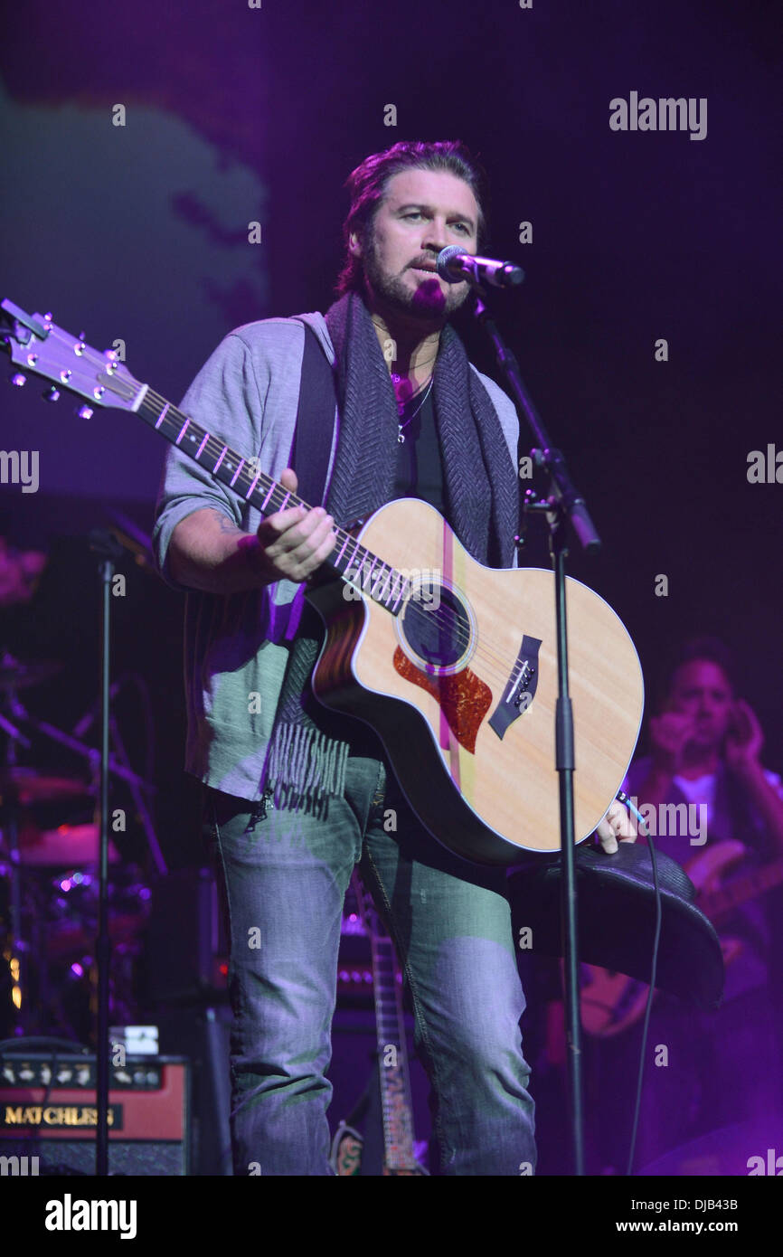 Billy Ray Cyrus Miami Rocks Our Troops concert held at the Bank United ...