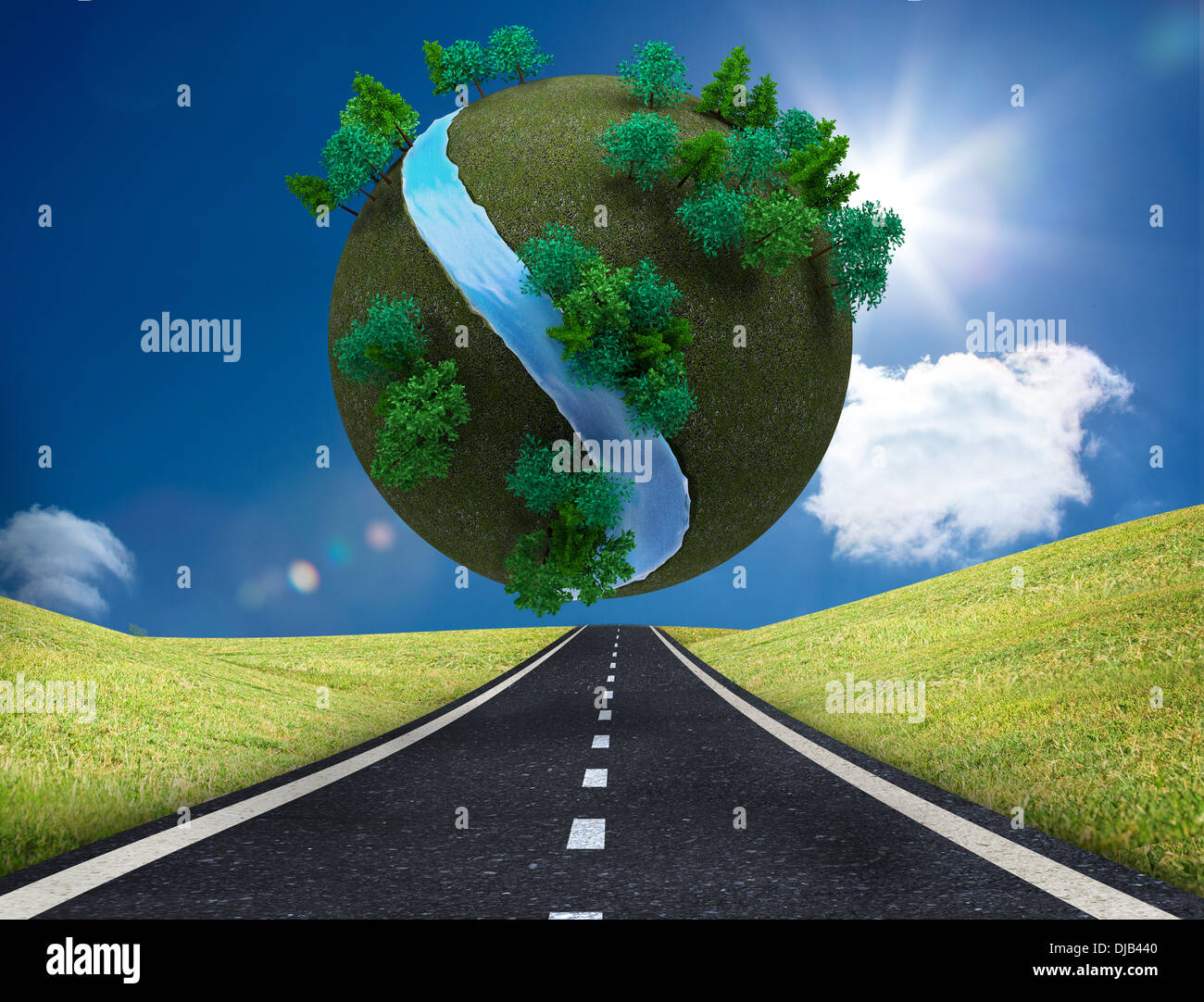 Futuristic earth hi-res stock photography and images - Alamy