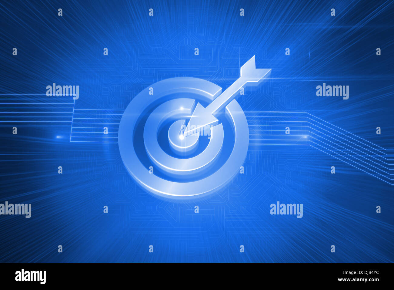 Blue target hi-res stock photography and images - Alamy