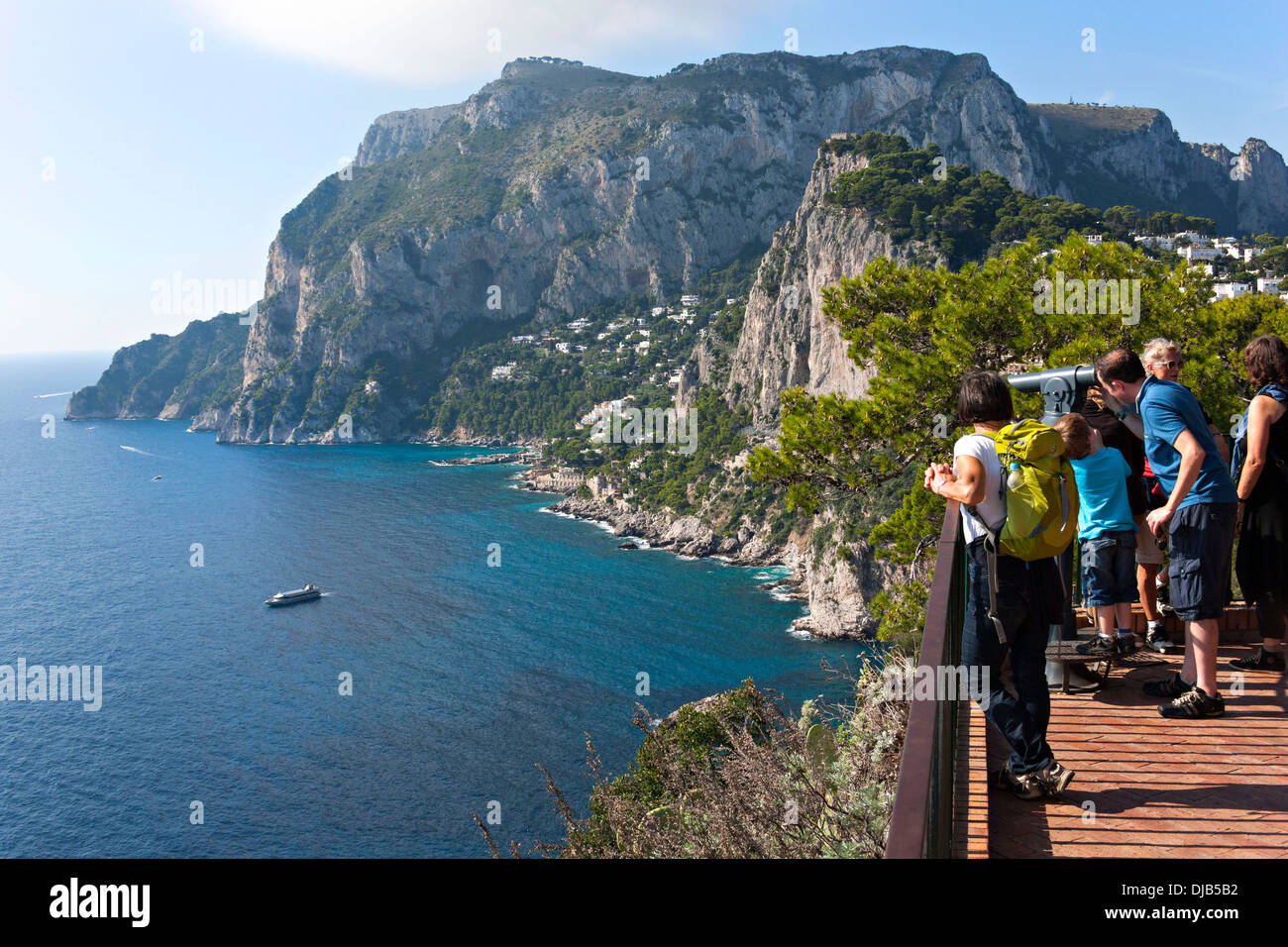 Elevated view capri italian island hi-res stock photography and images ...