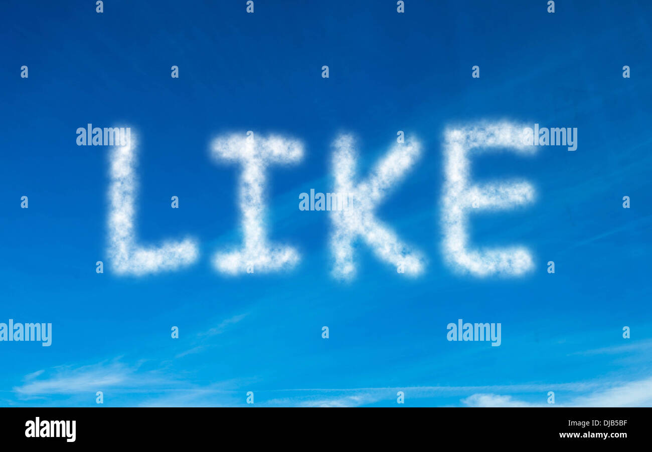 Word like written in hi-res stock photography and images - Alamy