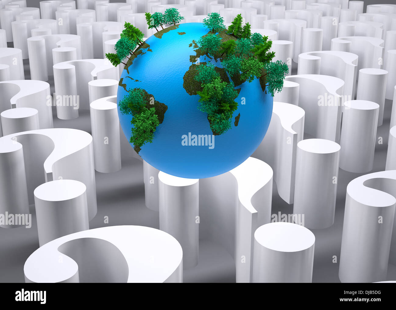 Earth question mark hi-res stock photography and images - Alamy