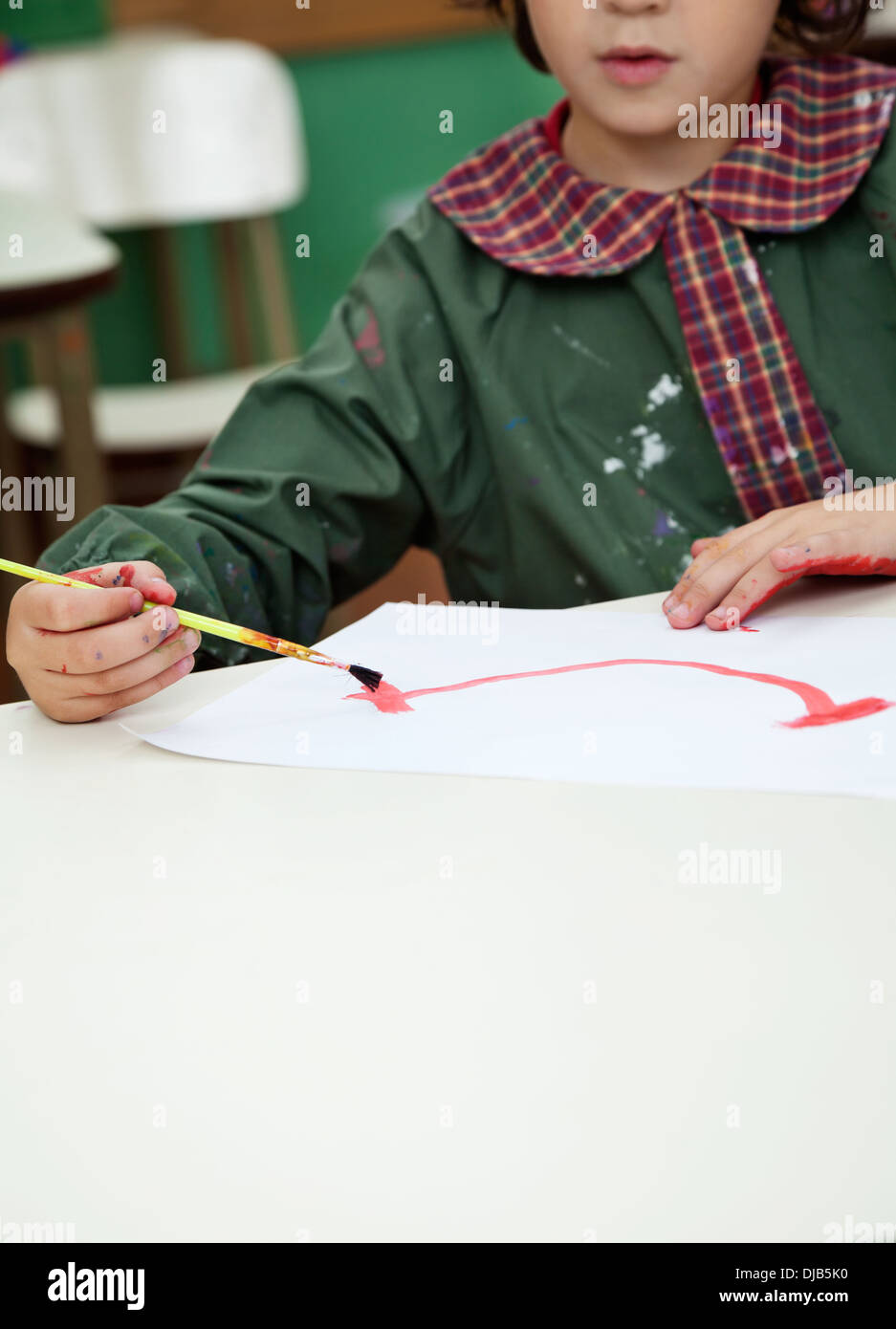 Boy art classroom hi-res stock photography and images - Alamy