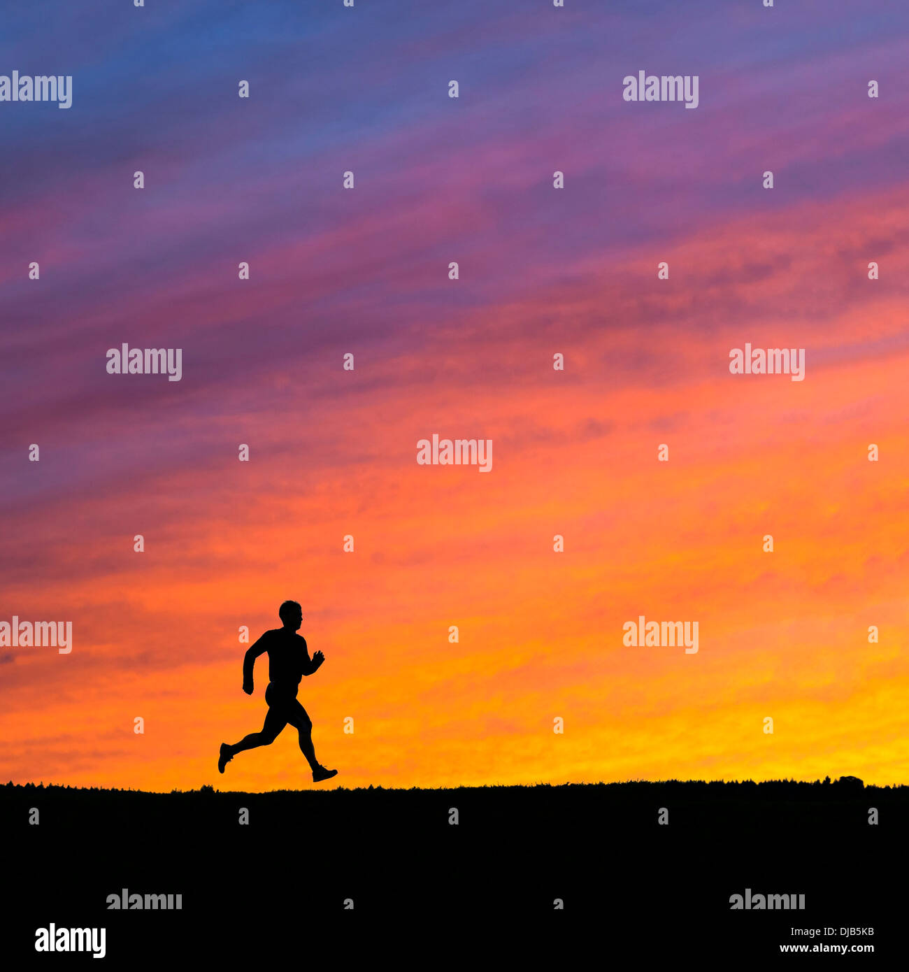 Single jogger hi-res stock photography and images - Alamy