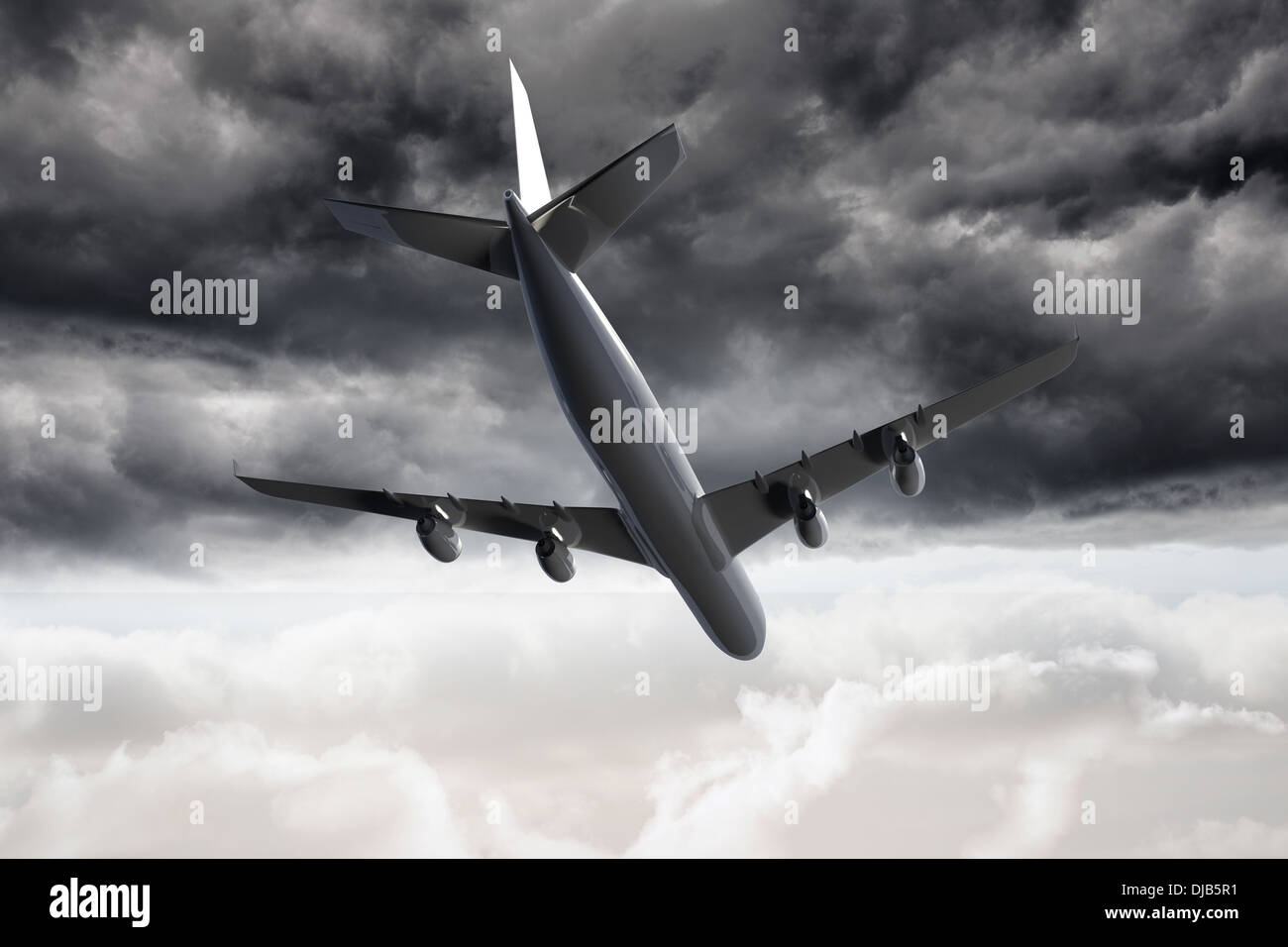 Falling plane hi-res stock photography and images - Alamy