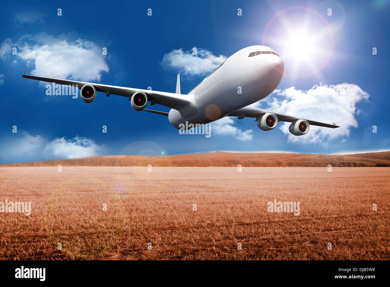 Flying over the cornfield hi-res stock photography and images - Alamy