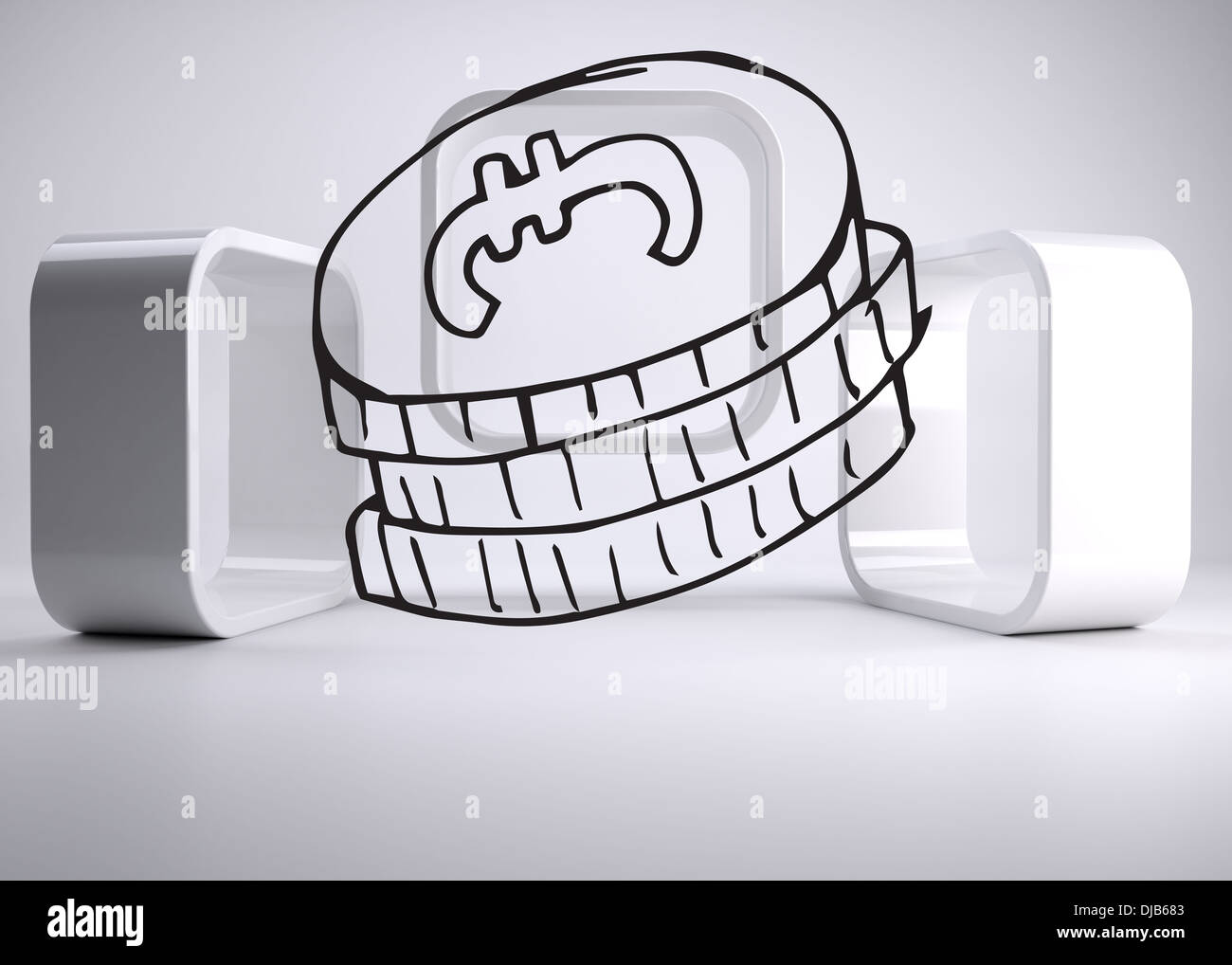 Abstract coins hi-res stock photography and images - Alamy