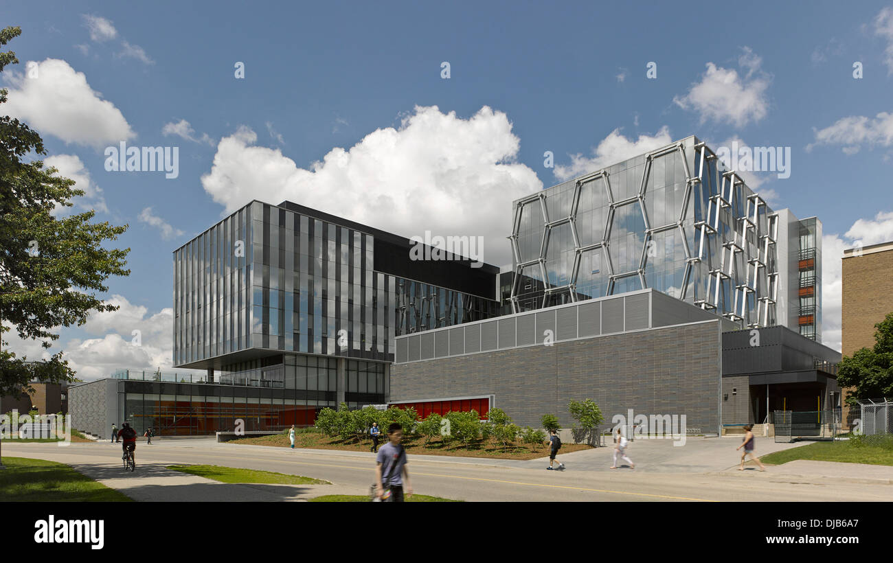 Front elevation. The Quantum Nano Centre, Waterloo, Canada. Architect ...