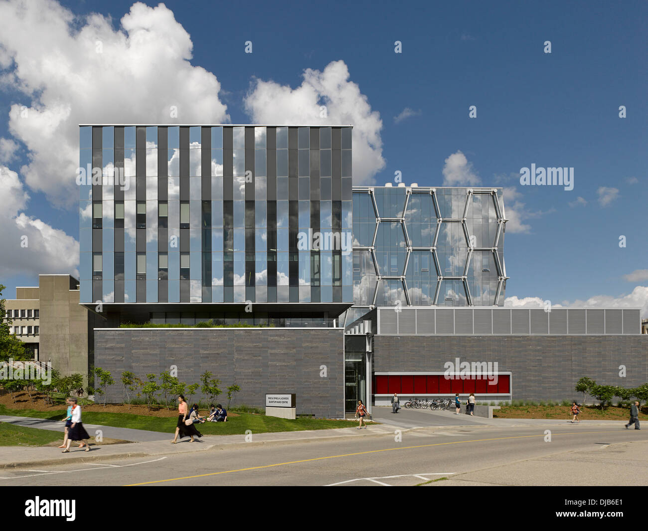 Front elevation. The Quantum Nano Centre, Waterloo, Canada. Architect ...