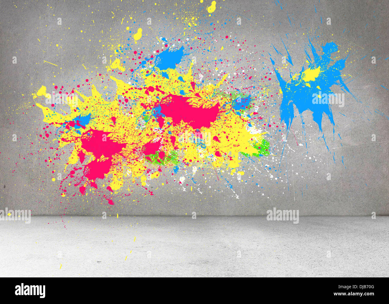 Splash color on wall hi-res stock photography and images - Alamy