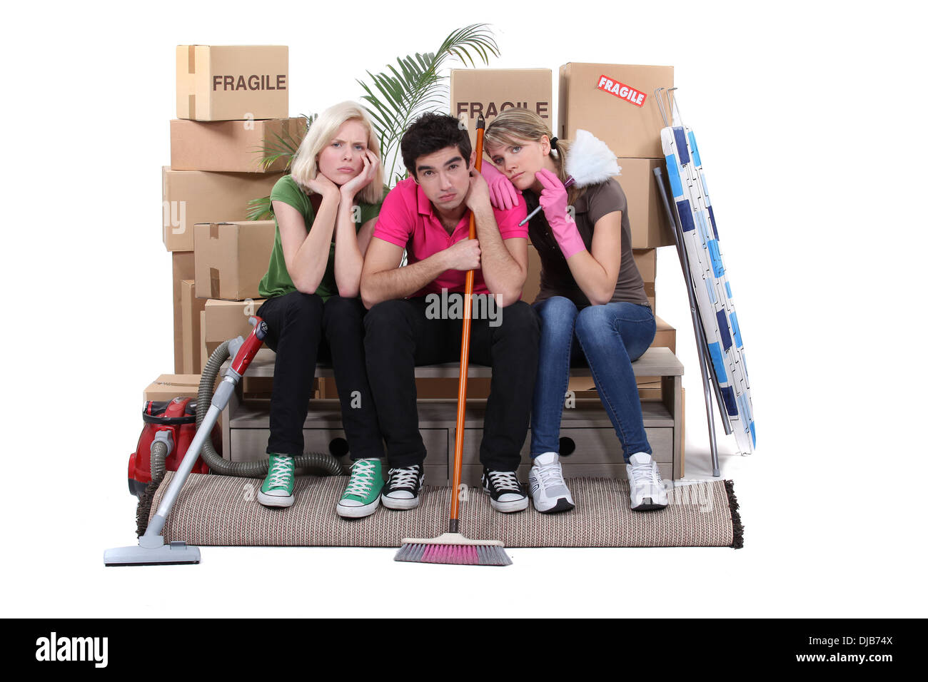 Housemates angry hi-res stock photography and images - Alamy