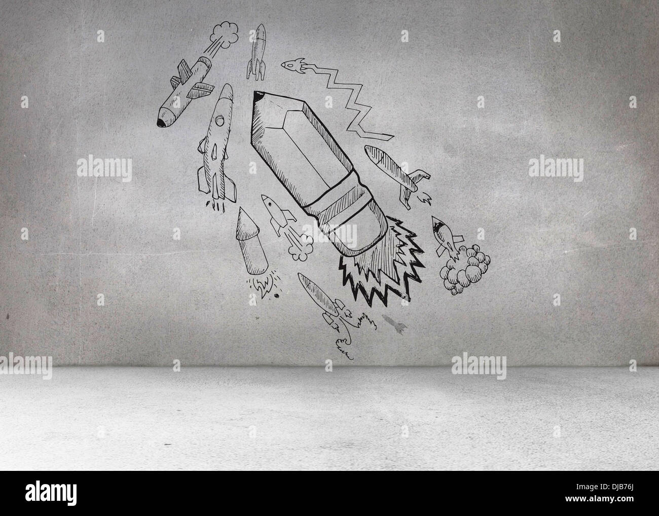 Wall rocket hi-res stock photography and images - Alamy