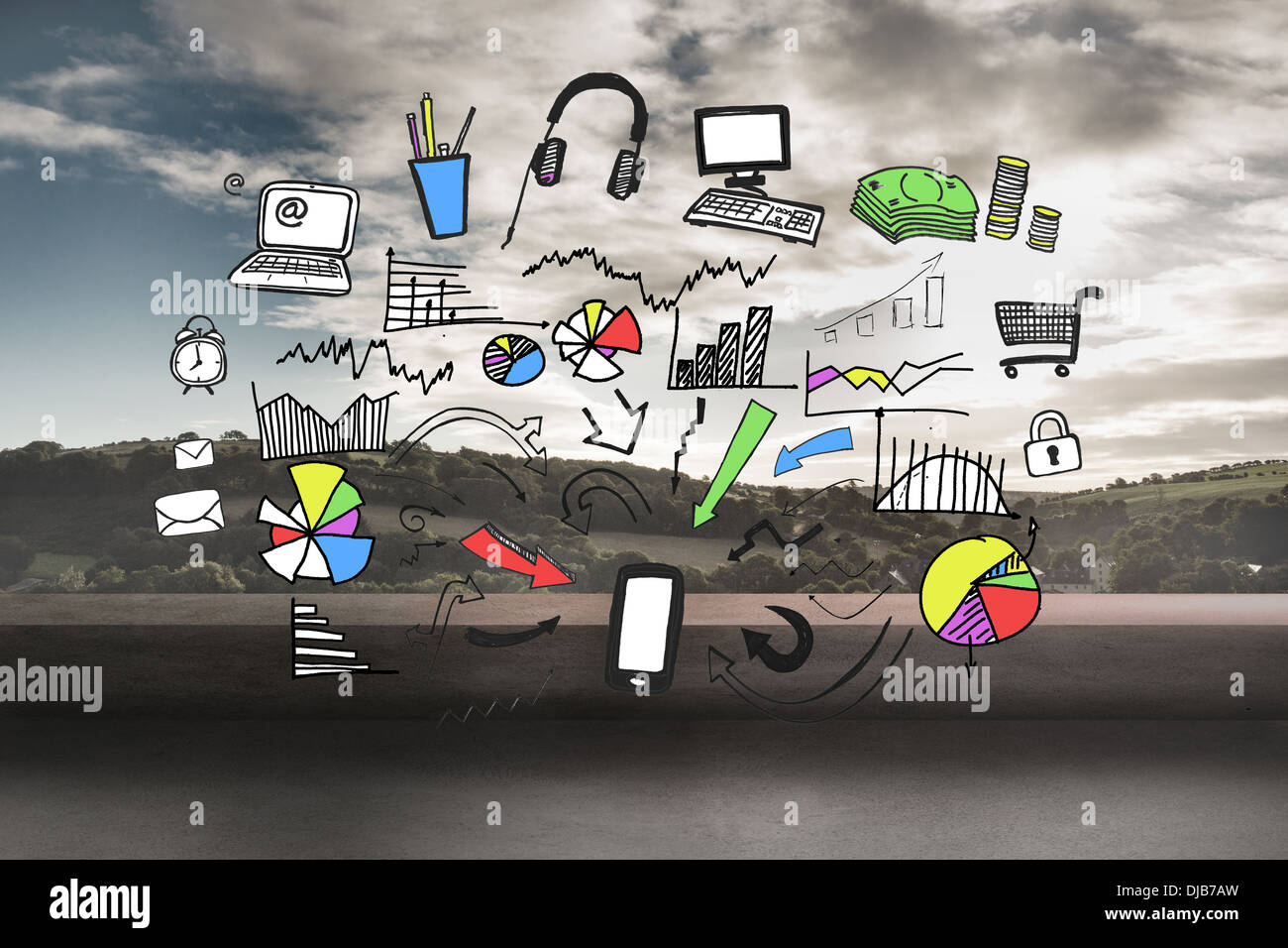 Colorful graphic hi-res stock photography and images - Alamy