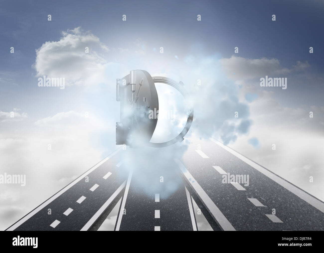 Dust cloud sky blue hi-res stock photography and images - Alamy