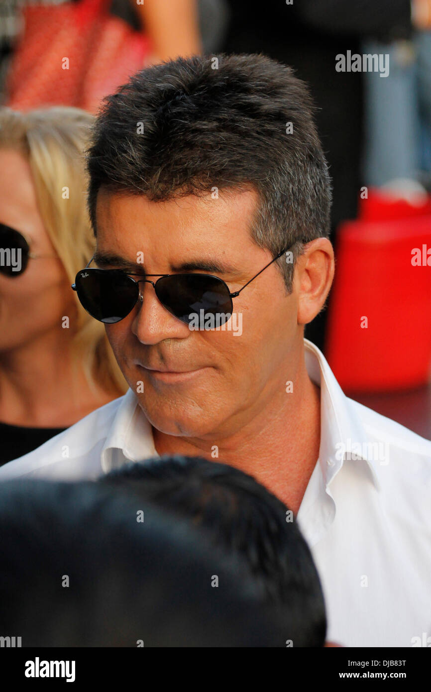 Simon Cowell The 'X Factor' Season Two Premiere Screening and Handprint ...