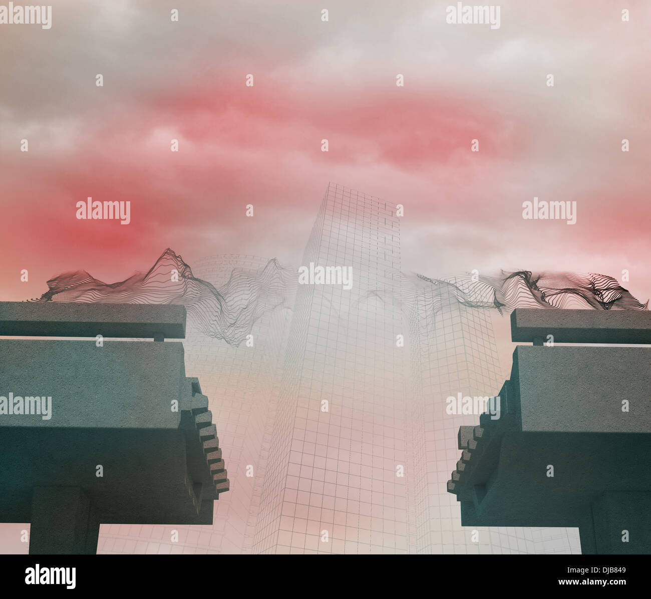 Broken bridge hi-res stock photography and images - Alamy