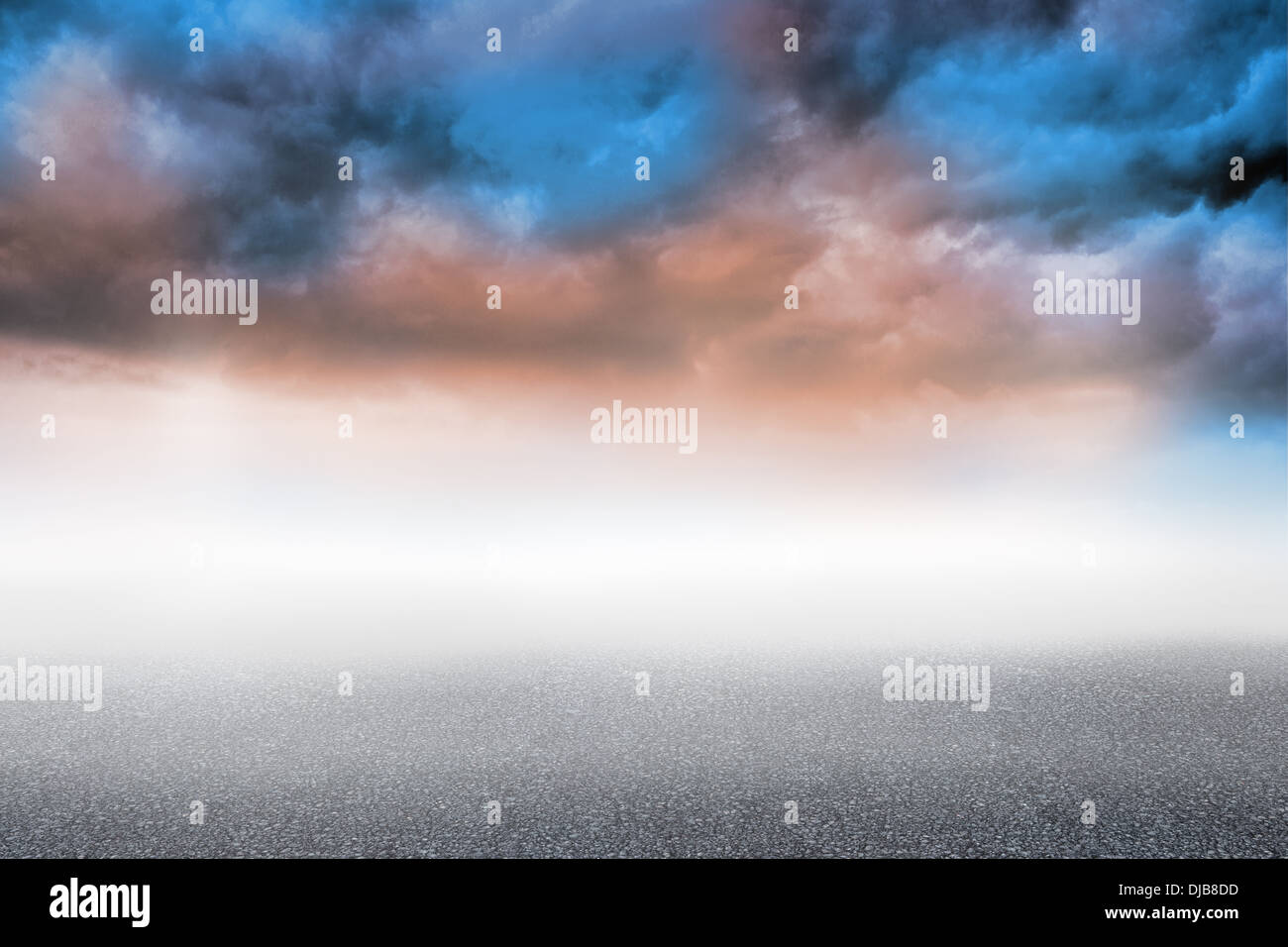 Cloudy landscape background Stock Photo - Alamy