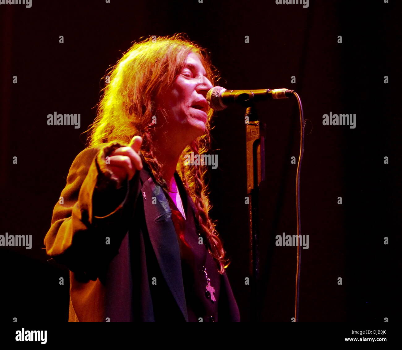 Patti Smith performs live at The Troxy in Limehouse London, England ...
